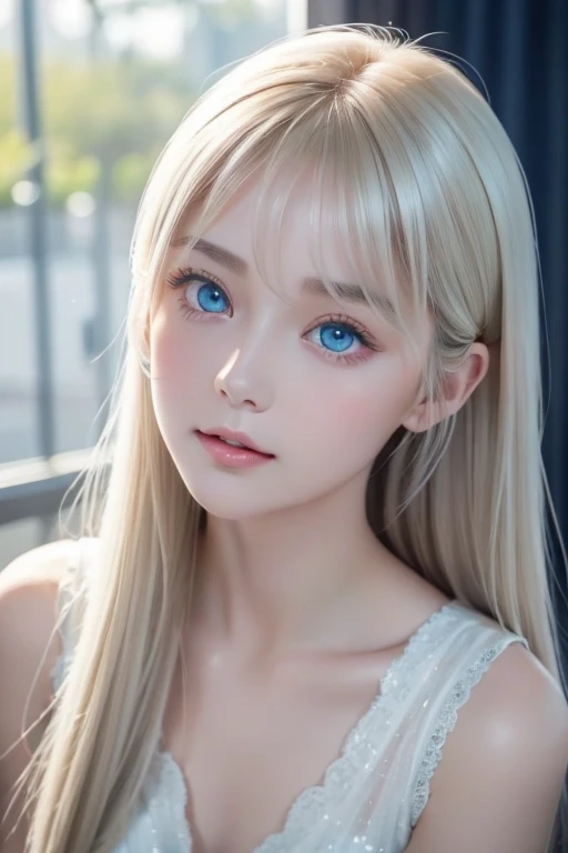 very beautiful shiny cute face 、Beautiful shiny white skin、Glowing ...