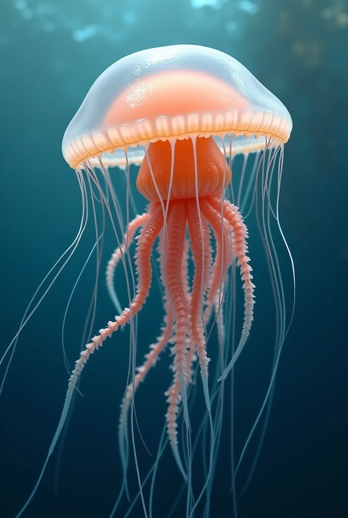Animal based on this text it has to be jelly fish with feather wings ...