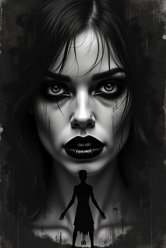 Gothic editorial style poster, phrase "This poster is judging you ...