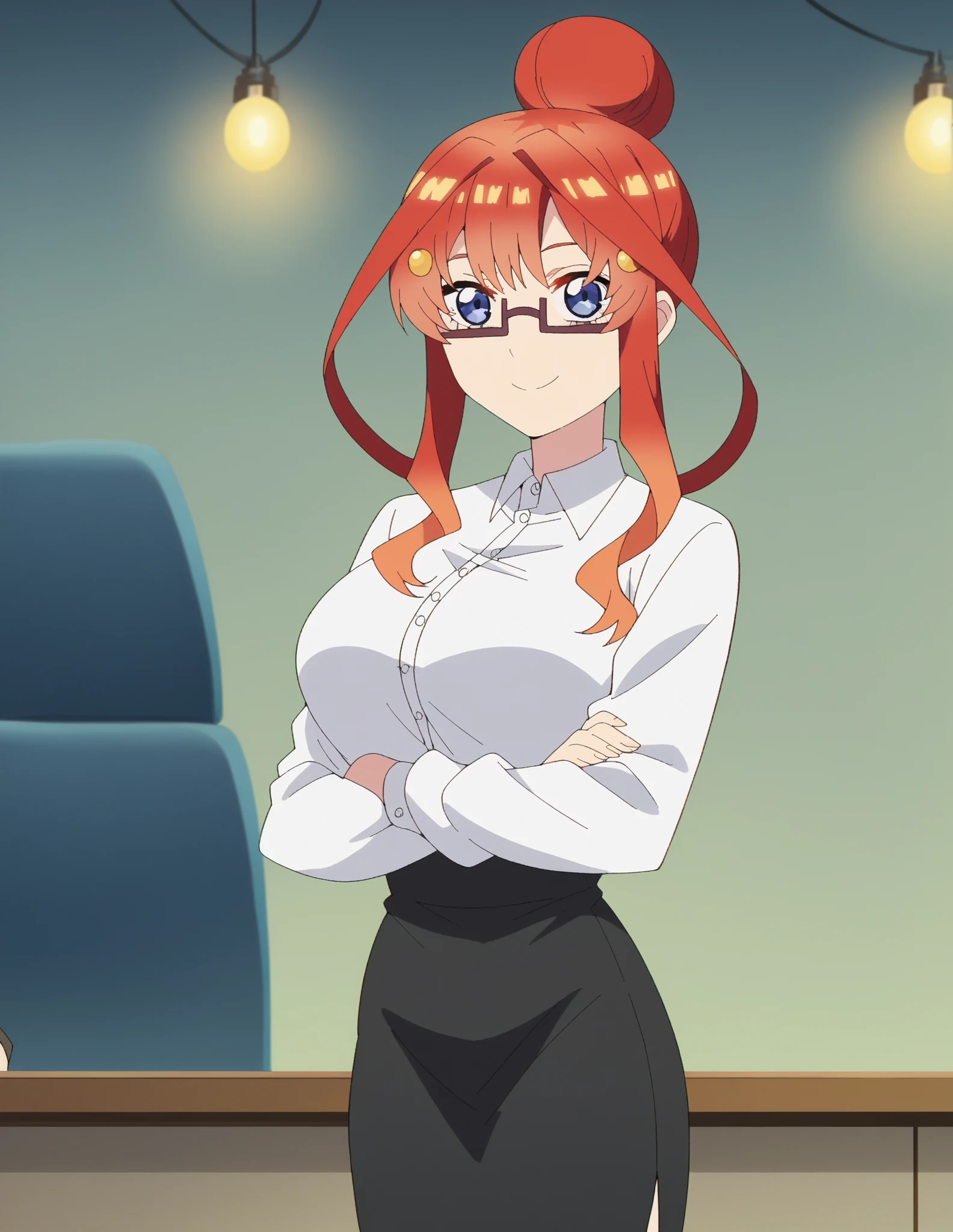 Score_9, score_8_up, score_7_up, source_anime, Nakano Itsuki - SeaArt AI