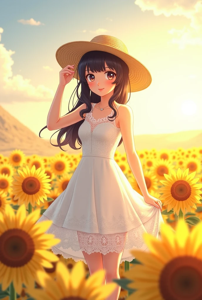 High Res Photos、What is it、One personの女の子、One person、anime(white lace ...