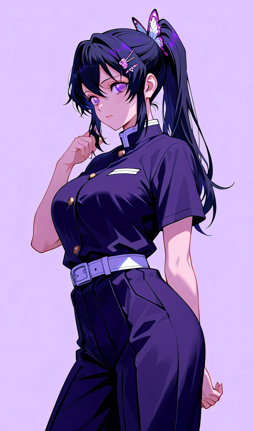 Demon slayer panel,1girl, High Resolution, Masterpiece, Long Hair ...