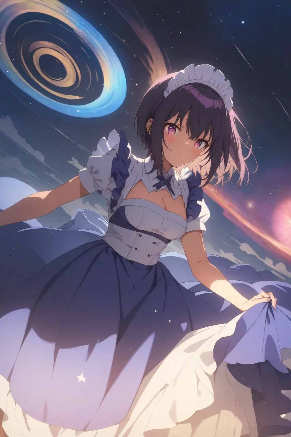 Best Quality, Beautiful shadows, Spiral galaxy, pale glow - SeaArt AI