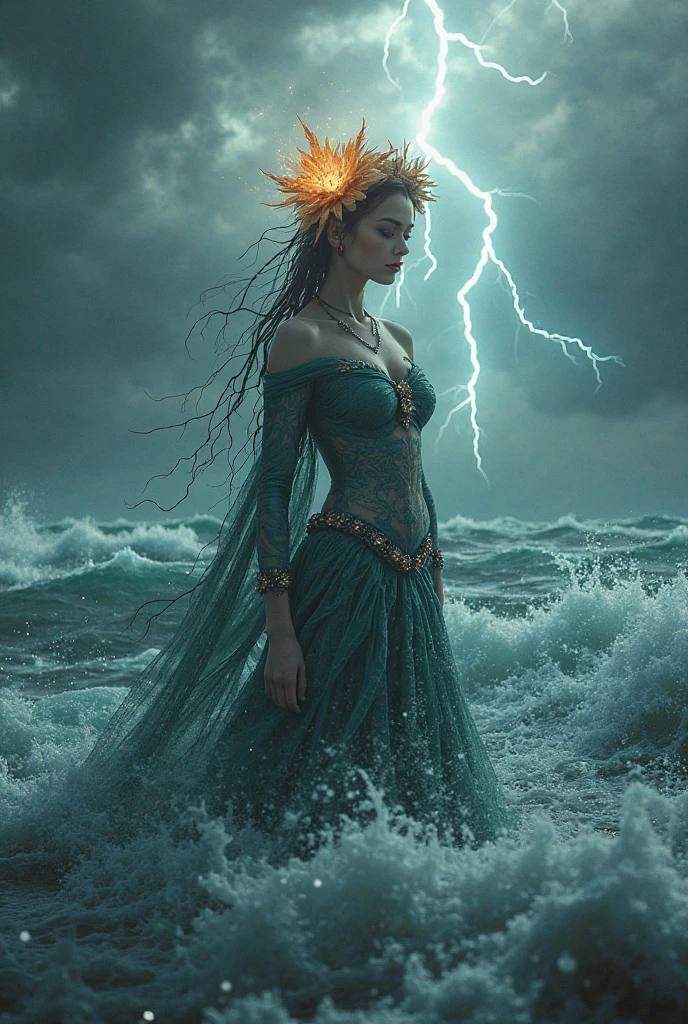 With thunder and lightning please, and the body of the mermaid will be ...