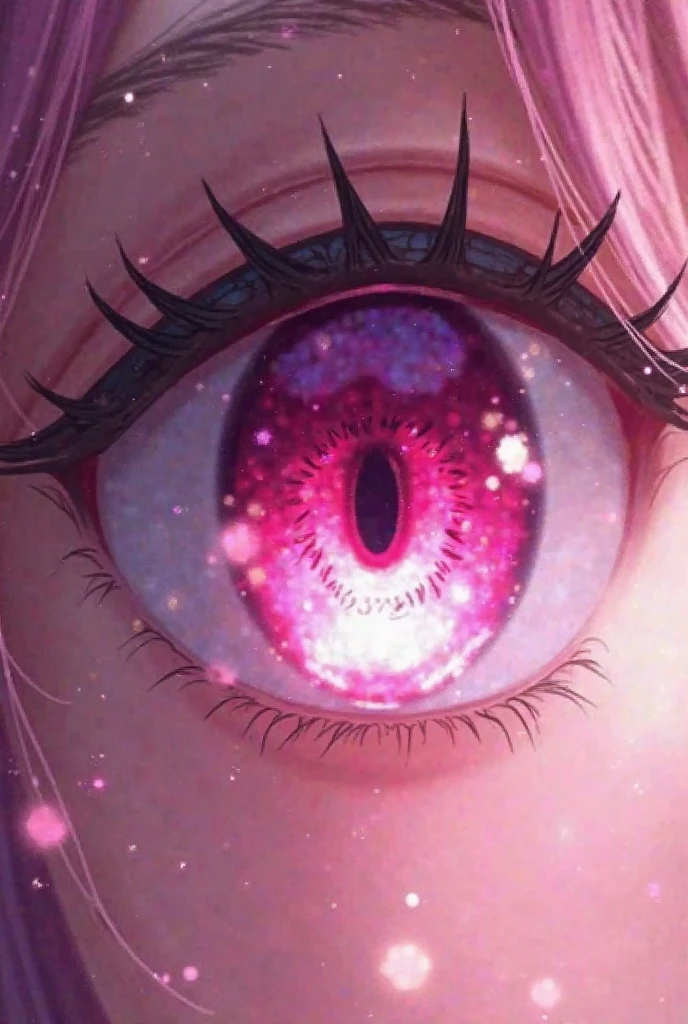Pink anime eyes - SeaArt AI