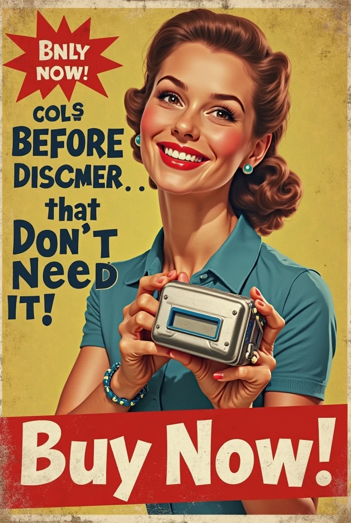 3. Retro-ironic poster Style: Vintage aesthetics like the 50s Central ...