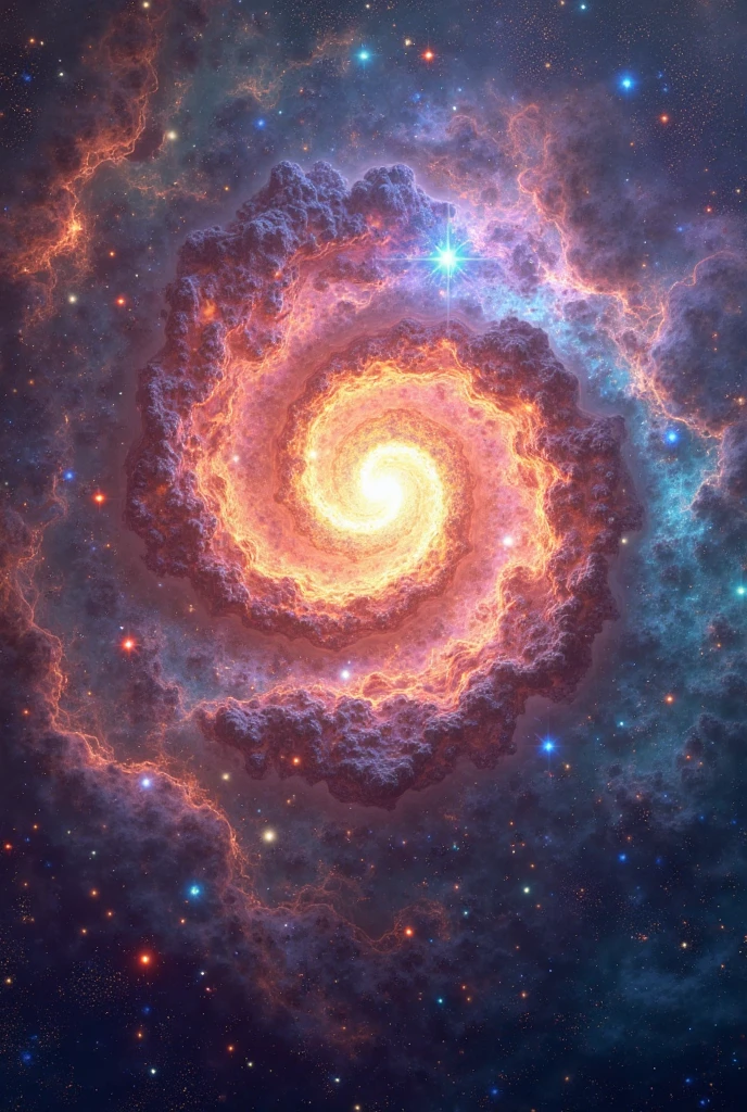 Hermosa galaxia colorida, ((ultra-high quality 8k)), via lactea - SeaArt AI