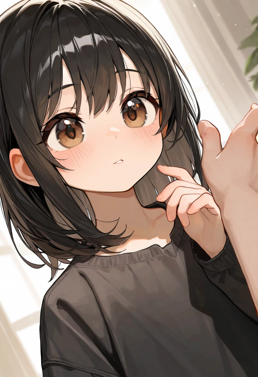 (ultra detail), ( cute boy , Shota) black hair, medium hair - SeaArt AI