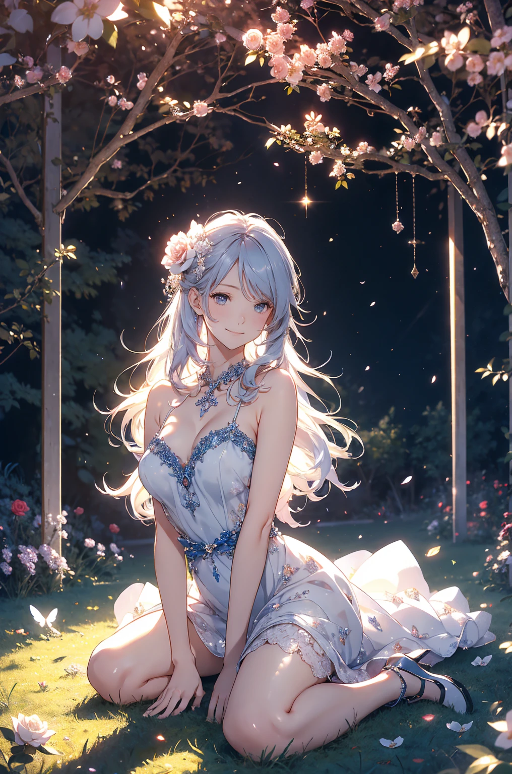 Best quality ！mystical 、( Bold Composition ) 1girl cute smile - SeaArt AI