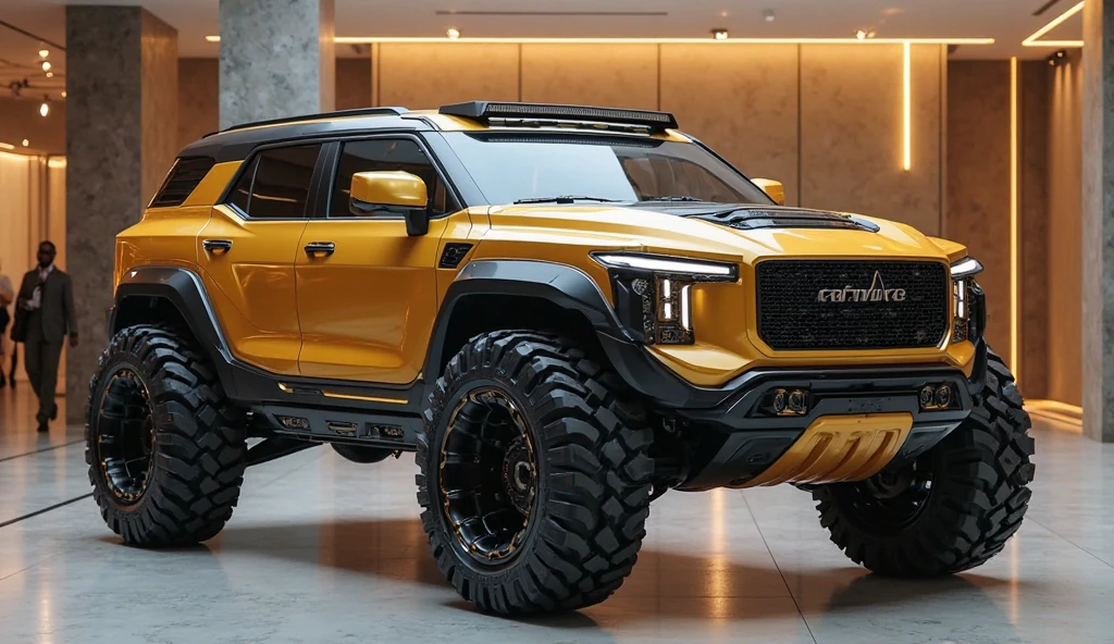 2025 Hummer H5 big car and big tyres angel back lift view and color ...