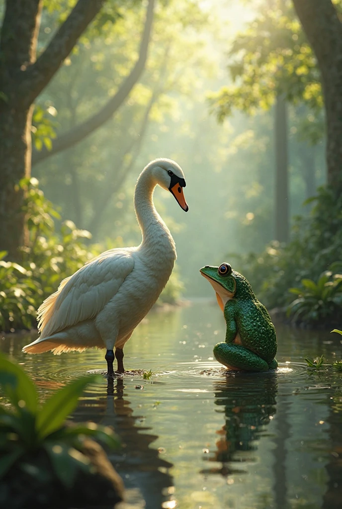 Hyper realistic cinematic 8k masterpiece showing full body profile of a ...