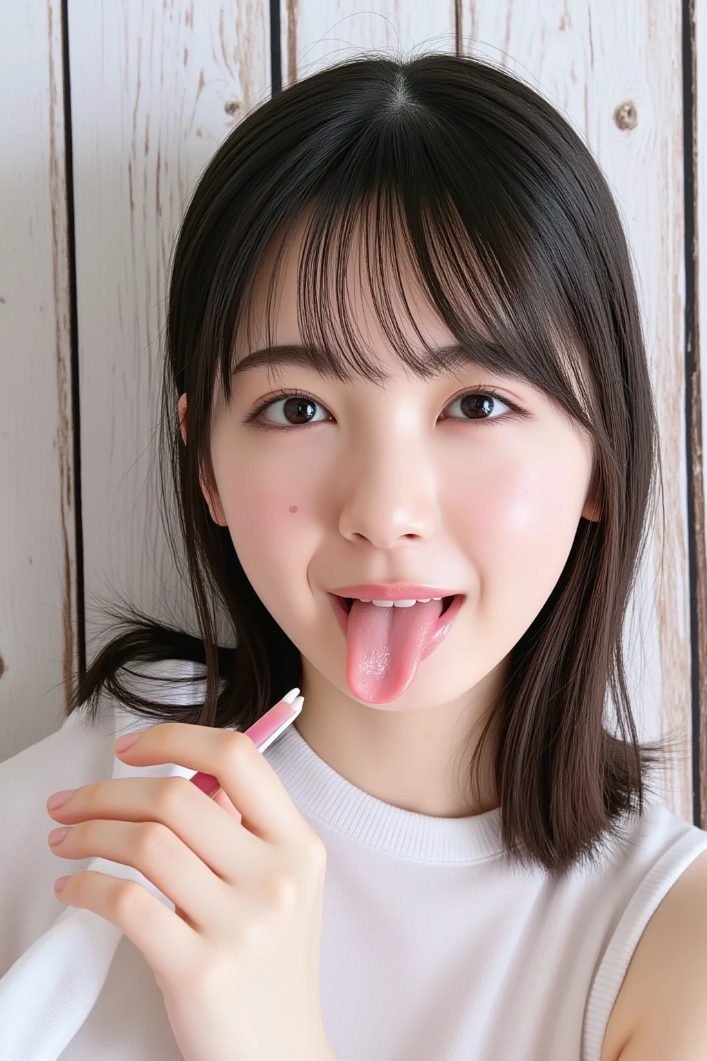 tongue full of saliva that doesn't catch the eye 、32k 8k super high ...