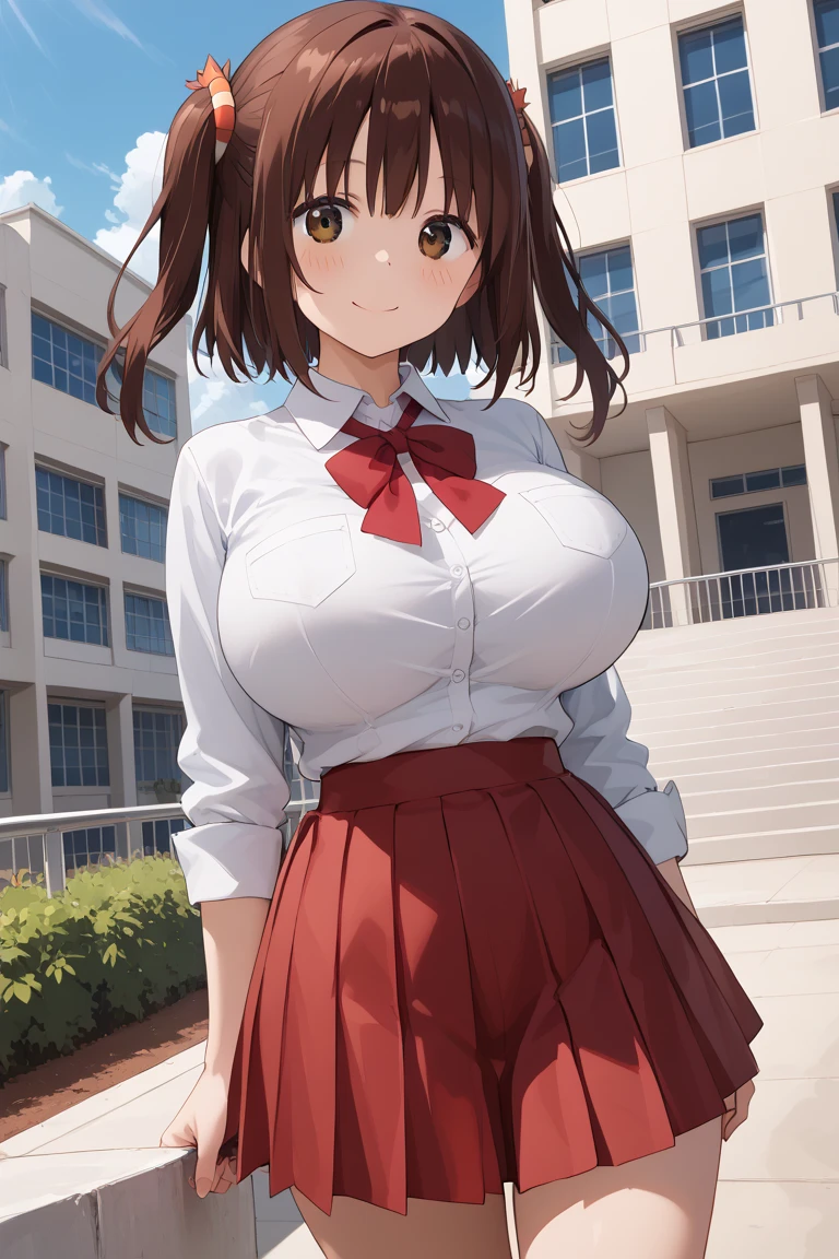 ,Nana Ebina\(Himouto! Umaru-chan \),(very huge breasts),very thin waist - SeaArt AI