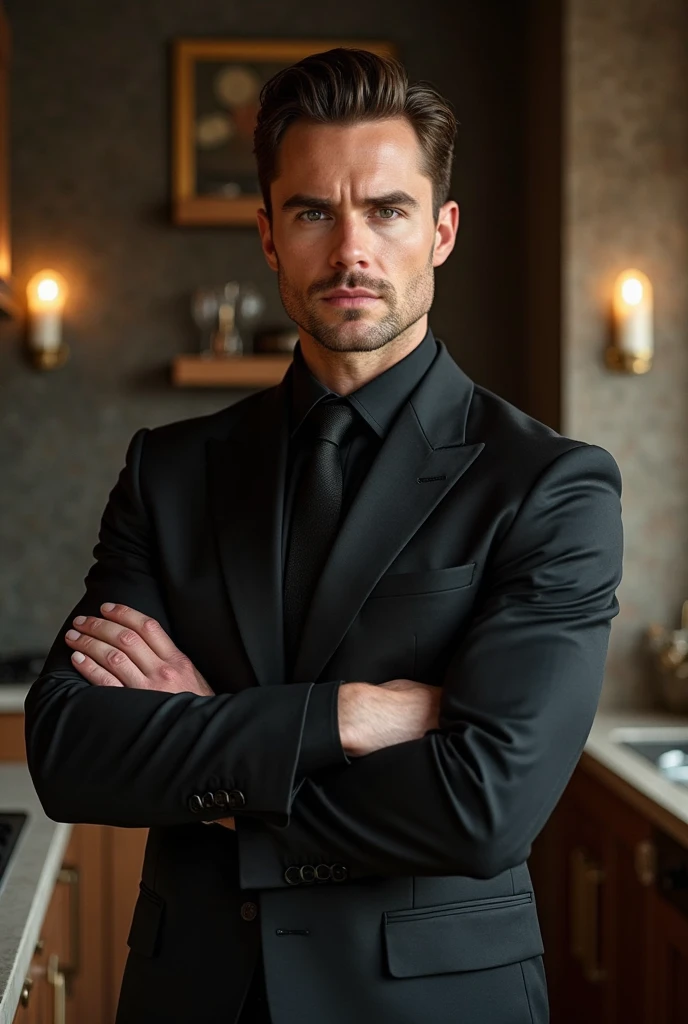 The image portrays actor Stephen Amell, of Italian descent , standing ...