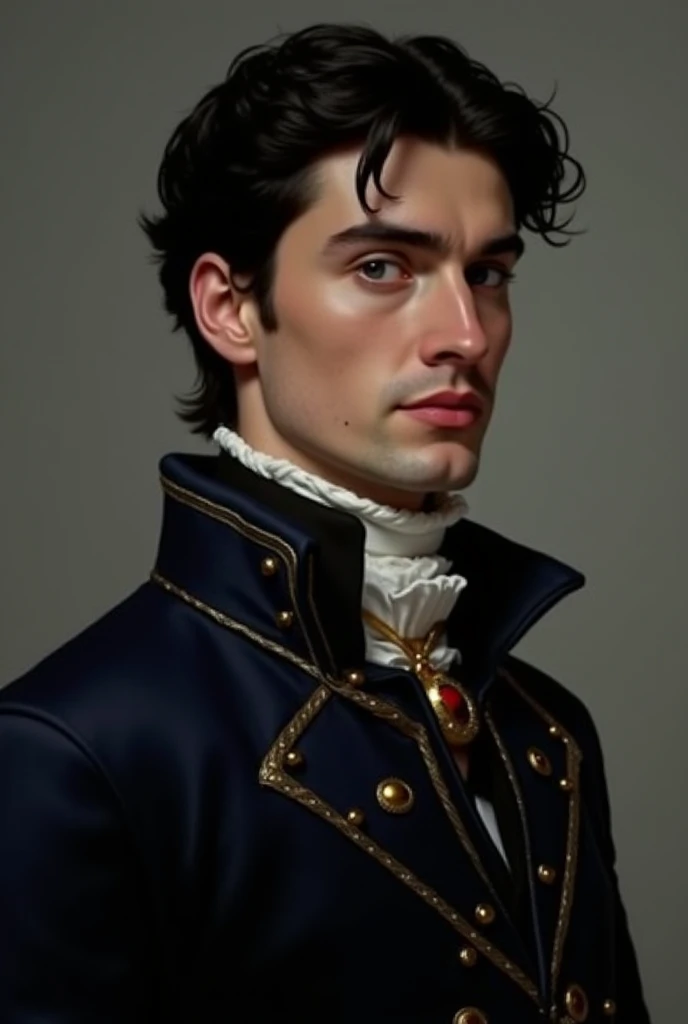 1. Prince Alaric of Viremont Hair: Jet black, slightly wavy - SeaArt AI