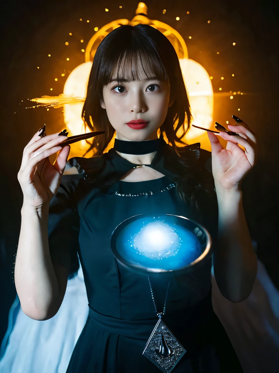 1girl in, (witchcore, witchcraft, pagan, Mystical, Nature, occult - SeaArt AI