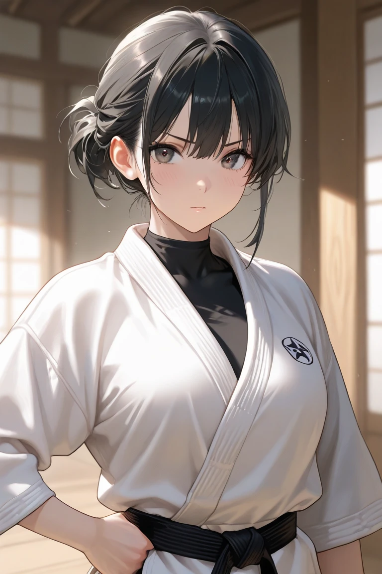 Masterpiece, 1girl, medium breast, alternate costume, alternate hairstyle - SeaArt AI