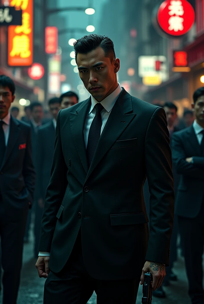 Japanese gang leader - SeaArt AI