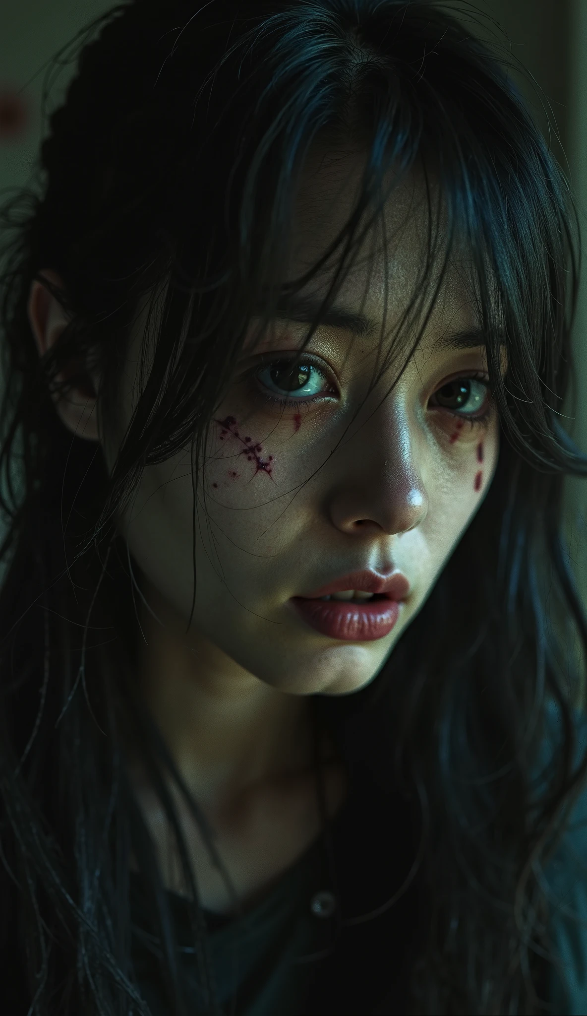 Cinematic Horror style, captured with the ARRI Alexa LF camera ...