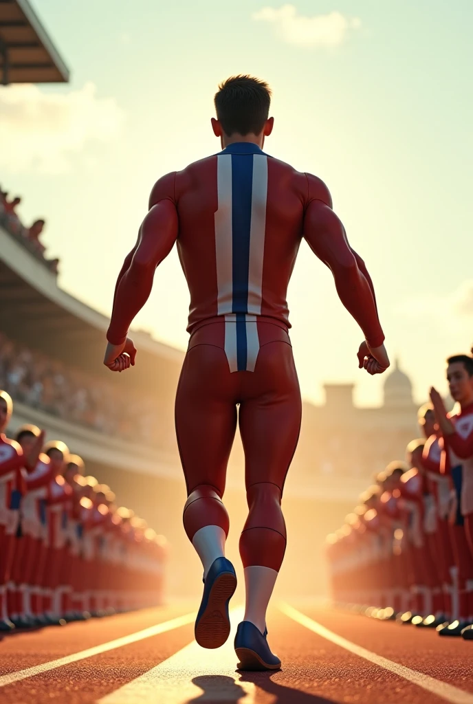 Make a model that has a composition that references a cinematic scene ...