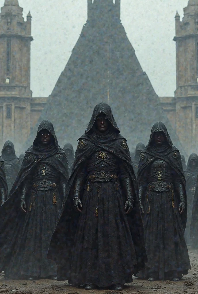 Asha'man, especially their battle attire next to the Black Tower ...