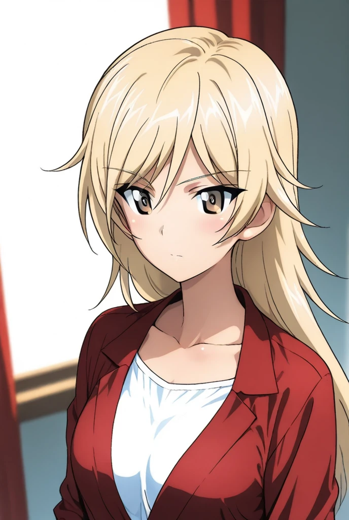 Matsukaze rin \(girls und panzer\),blonde hair,very long hair - SeaArt AI