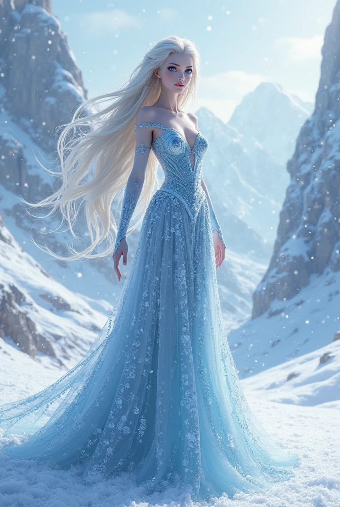Create realistic Elza from Frozen - SeaArt AI