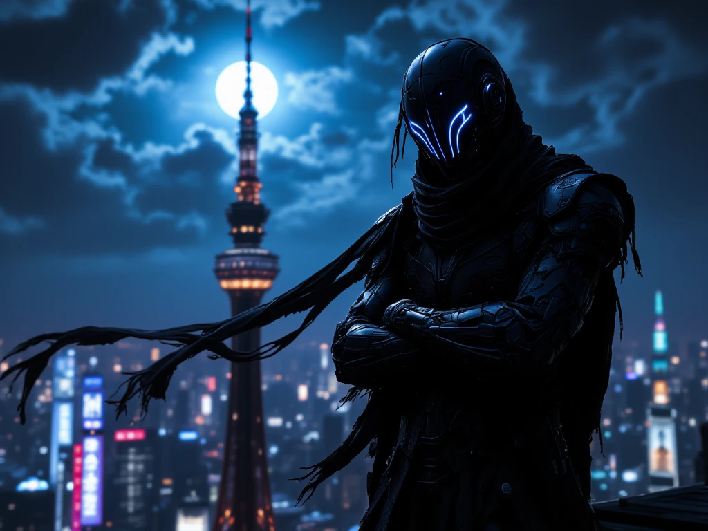 (Top quality, masterpiece, super detailed, high resolution), night city ...