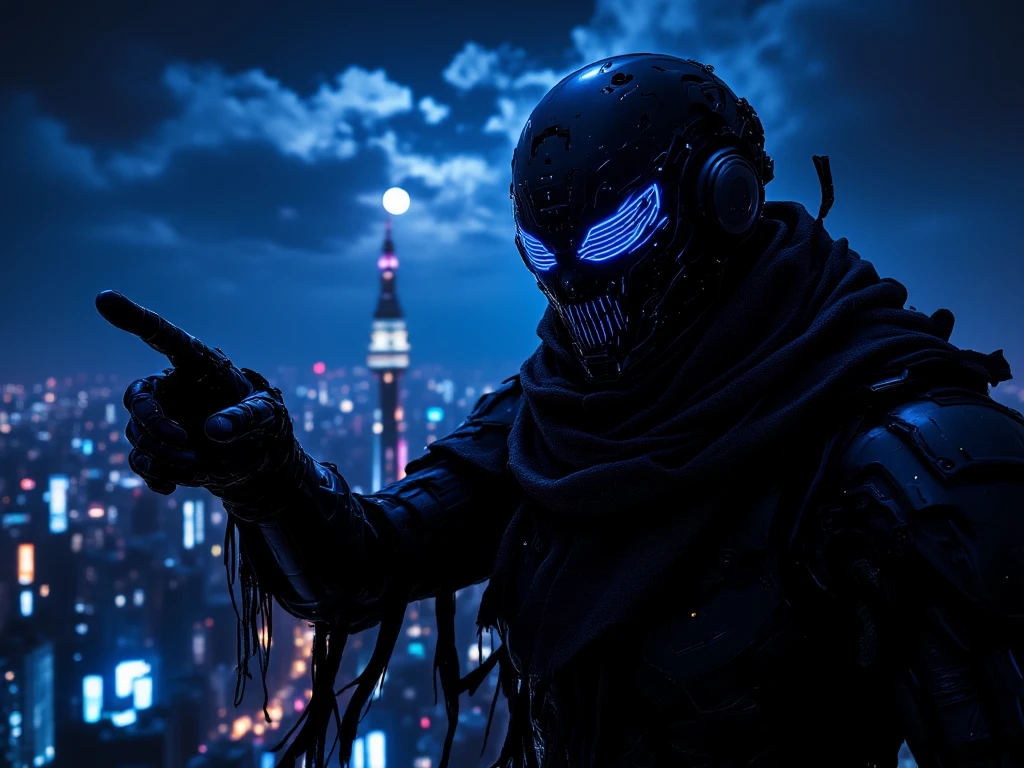 (Top quality, masterpiece, super detailed, high resolution), night city ...
