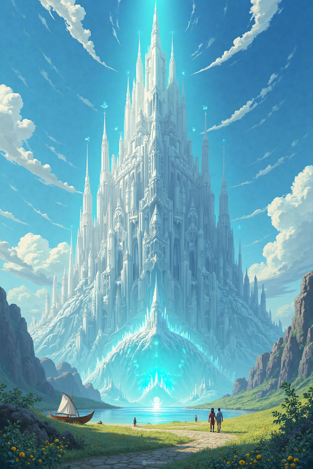 An awe-inspiring, whimsical fantasy scene featuring an immense - SeaArt AI