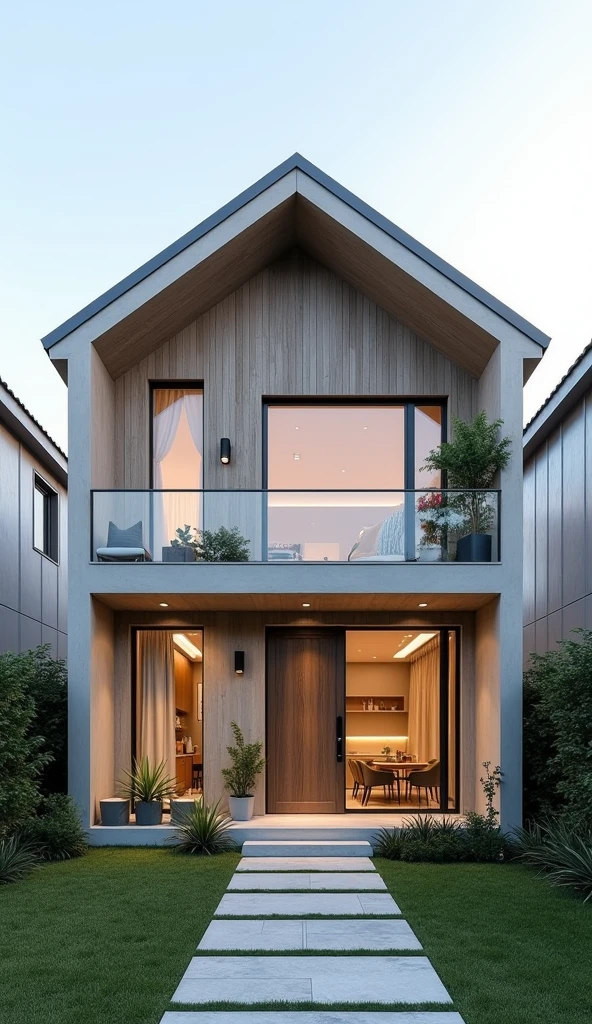 Modern mixed-level house, simple but very sophisticated and comfortable ...