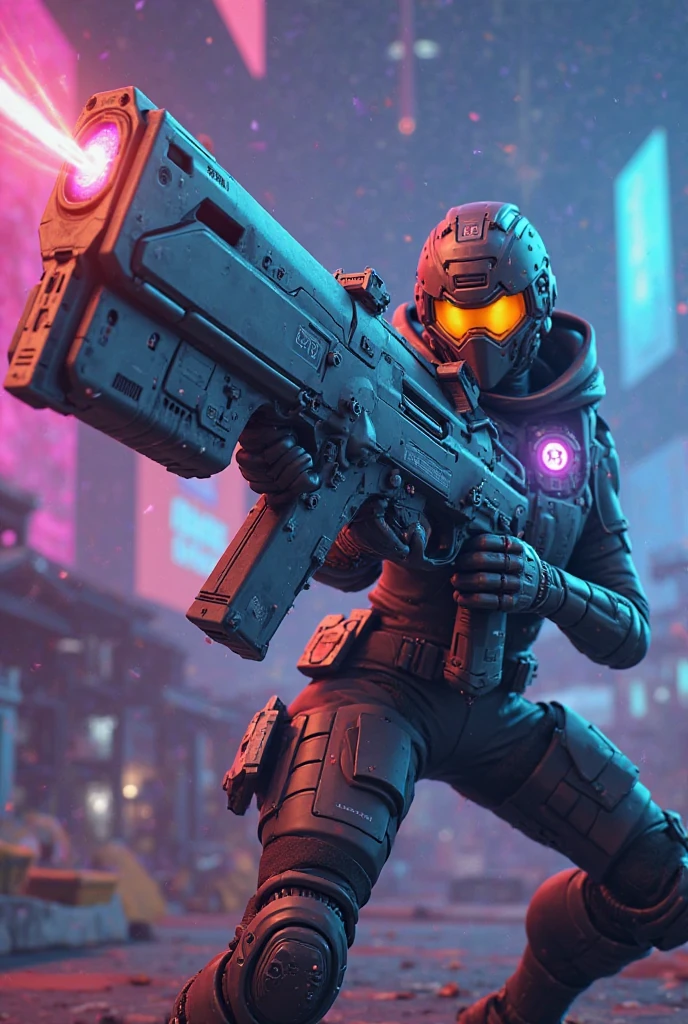 Weapon from the video game Fortnite - SeaArt AI