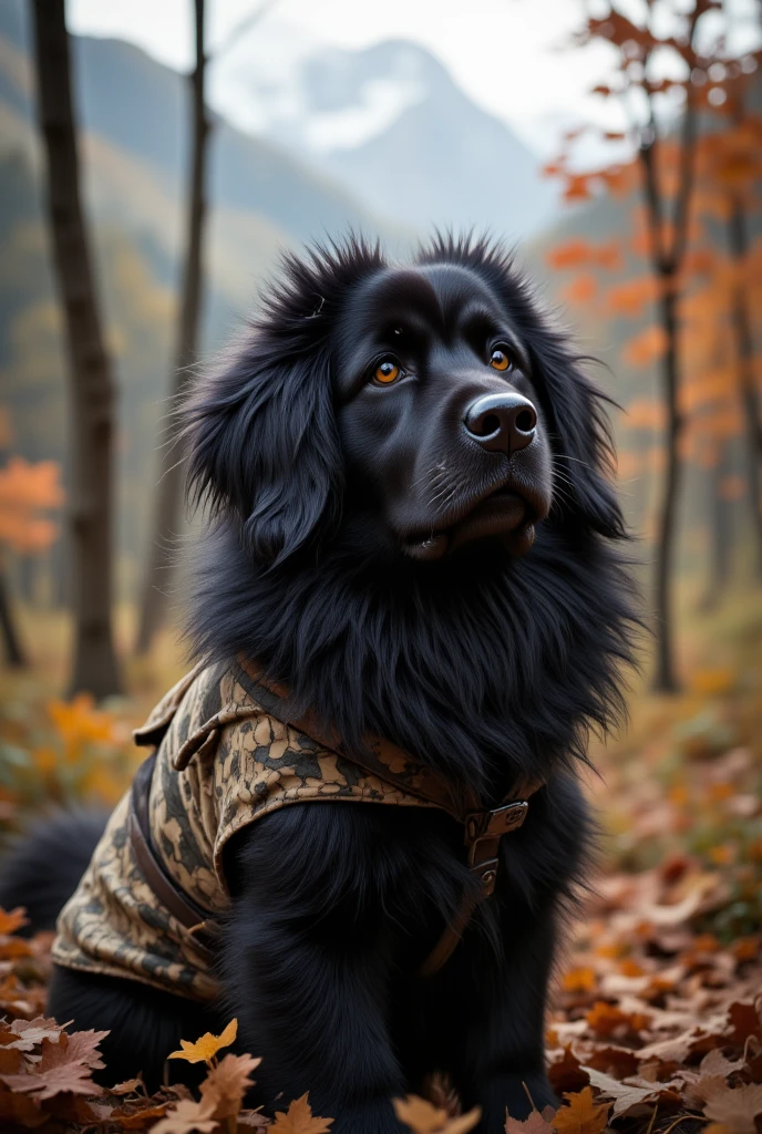 Masterpiece, Best Quality, Show the entire body of a black furry ...