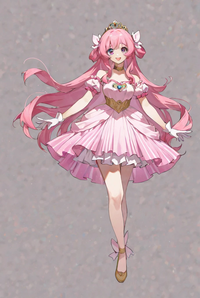 Princess、pink hair、full body、 small 、clear - SeaArt AI