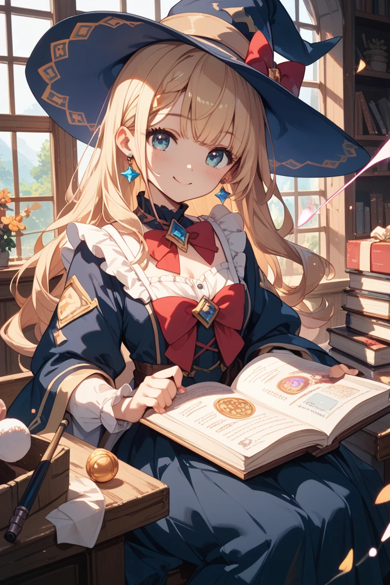 Magical World 、 Witch、cute、magic wand on the hill - SeaArt AI