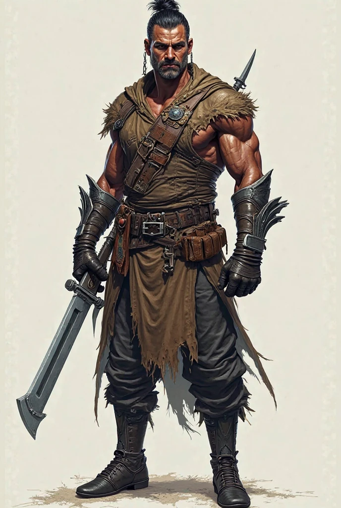 Please generate me an image of the character in color, without ...