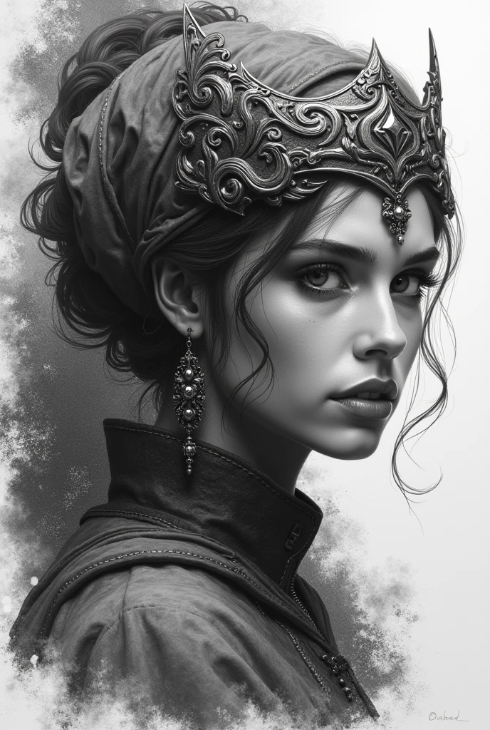 Draw in in a traditional art style with no color - SeaArt AI