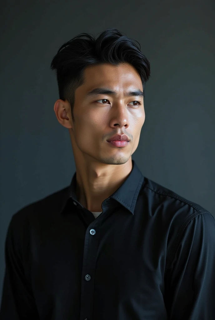Male around 30 years old, handsome, angular face, square chin - SeaArt AI