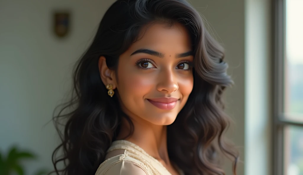 A cute and professional indian girl age is about 20 to 22 years with ...