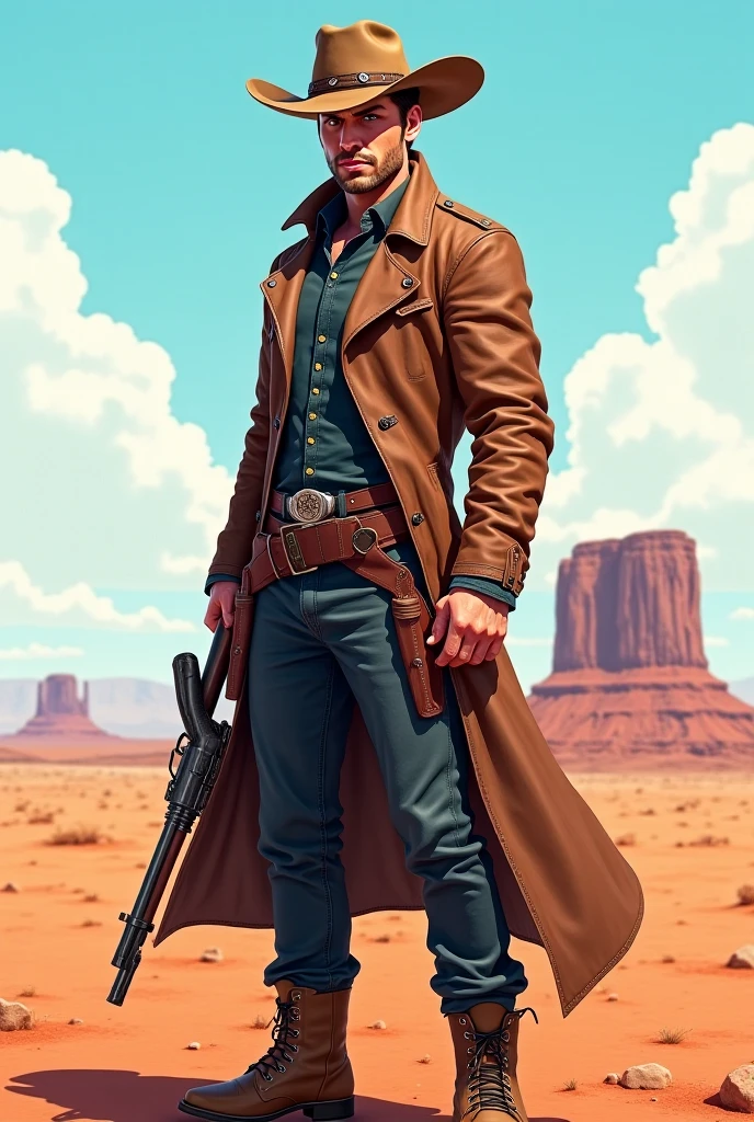 Western Man anime - SeaArt AI
