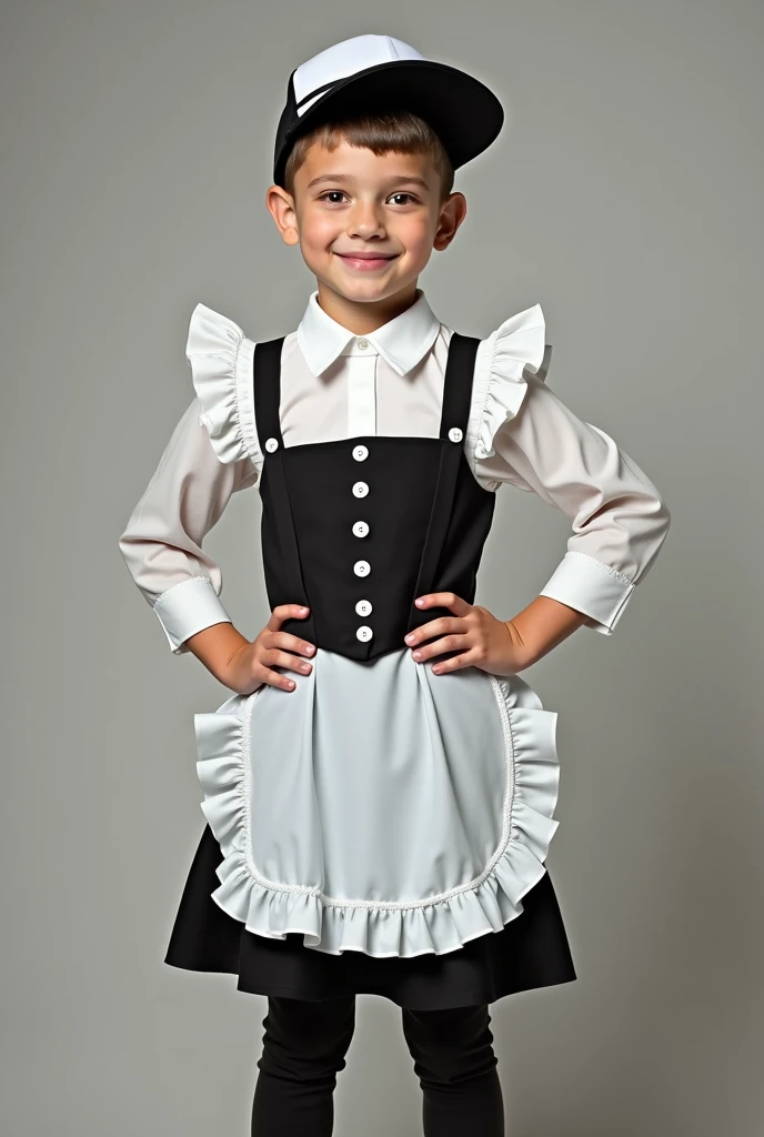 , visualizes this boy wearing the maid costume we mentioned: the white ...