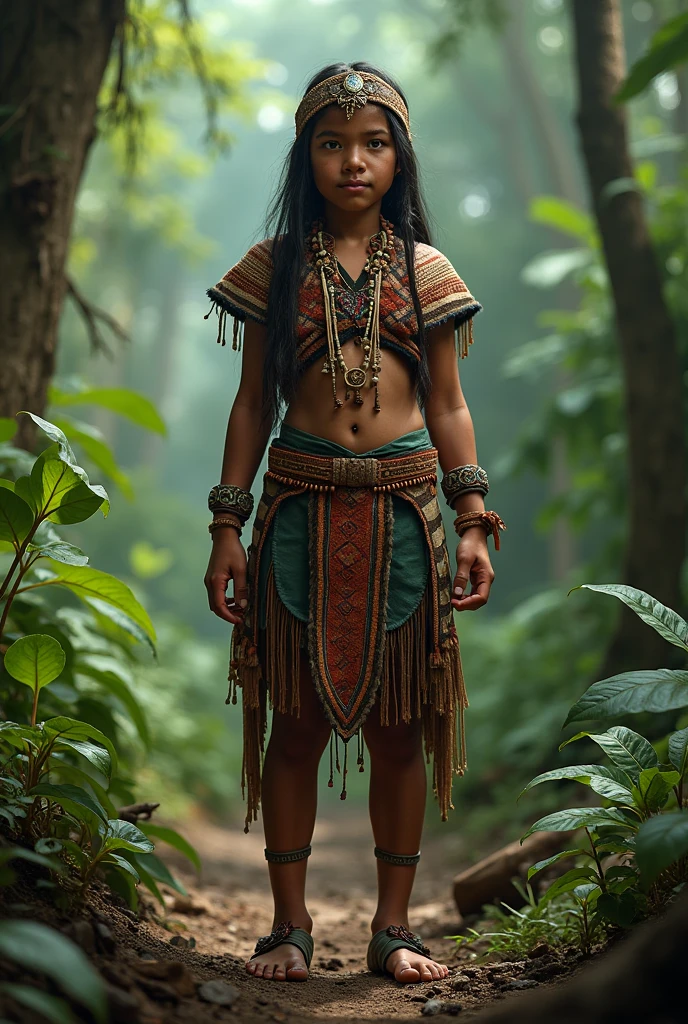 A young Kichwa defender of nature - SeaArt AI