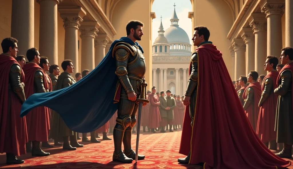 Recreate an image of Rodrigo Díaz de Vivar who ruled Valencia and did ...