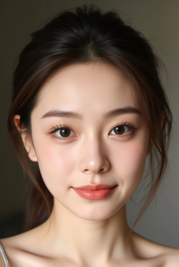 "She has a soft, graceful face with gentle curves and balanced features ...