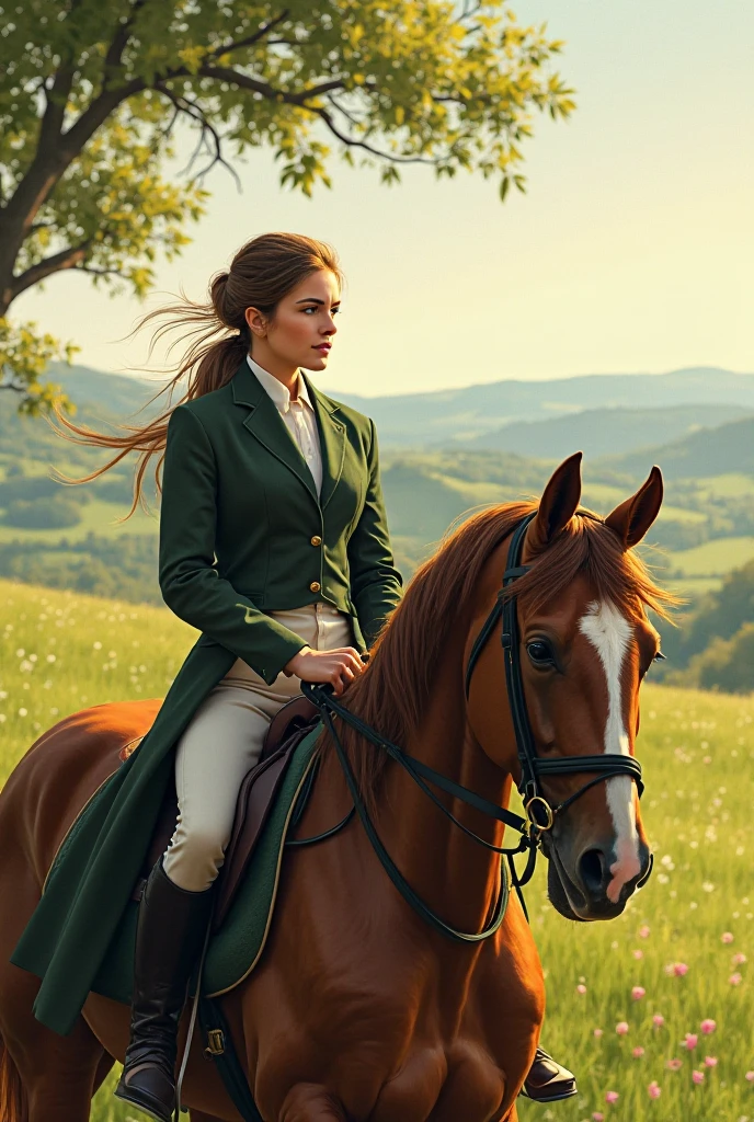 The poet described his various feelings when practicing horse riding ...