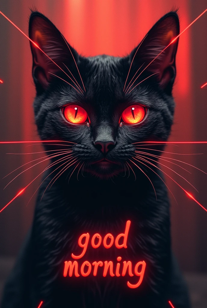 Generate an image with a cat multiplied with other cats that shoot ...