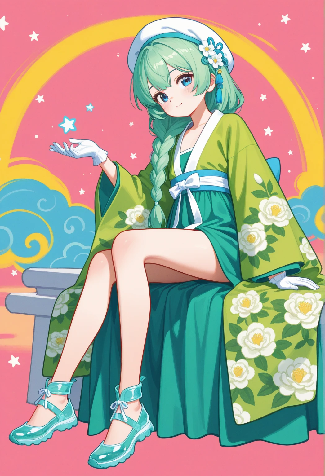 A painting，Pastel Art， Glove price, 2 d water shoes - SeaArt AI