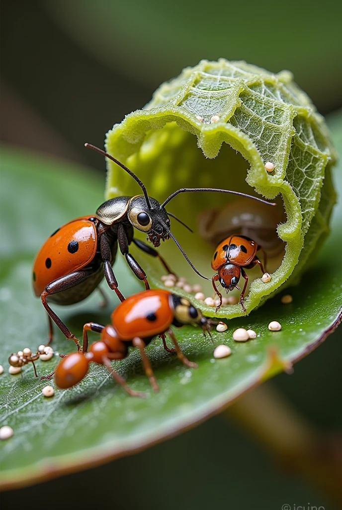 In the Ant Kingdom《Homer's Epic》：The mantis dung ball under the ...