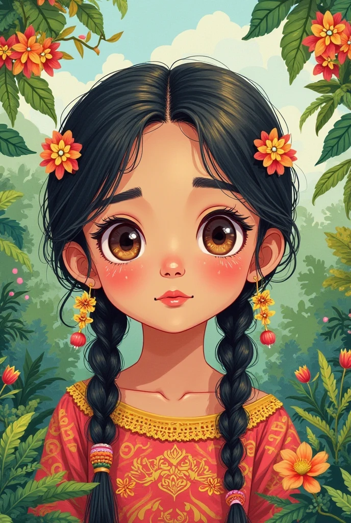Indonesian girl animated png - SeaArt AI