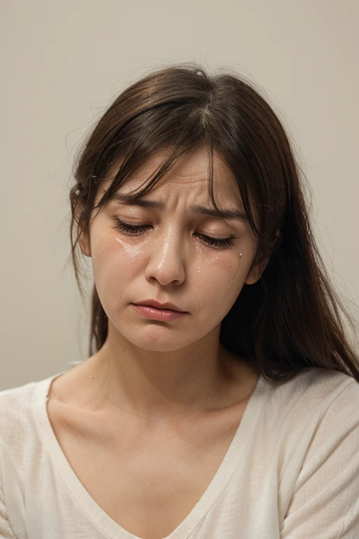 Please give me an illustration of a sad and heartbroken woman in ...